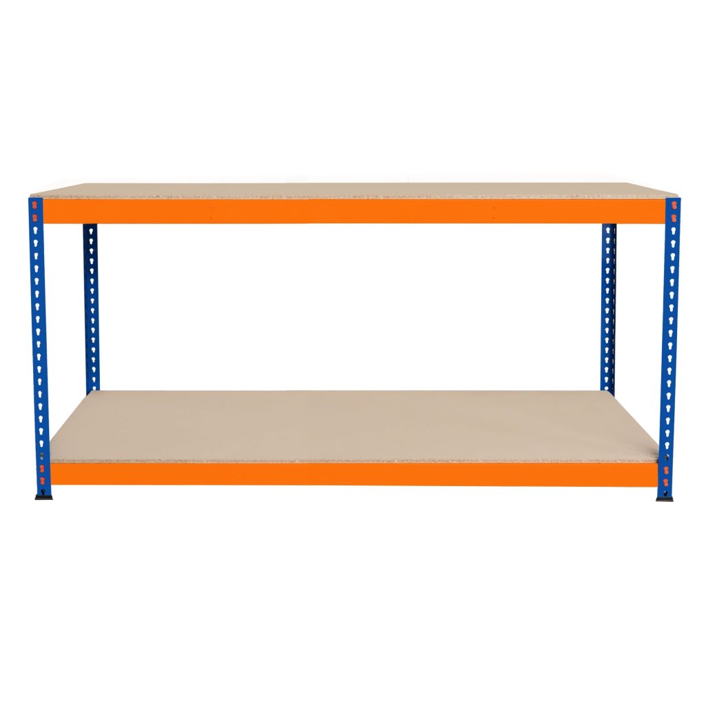 Durable S-Rax 2 Tier Workbench - Heavy Duty 180cm x 60cm: Yavolo