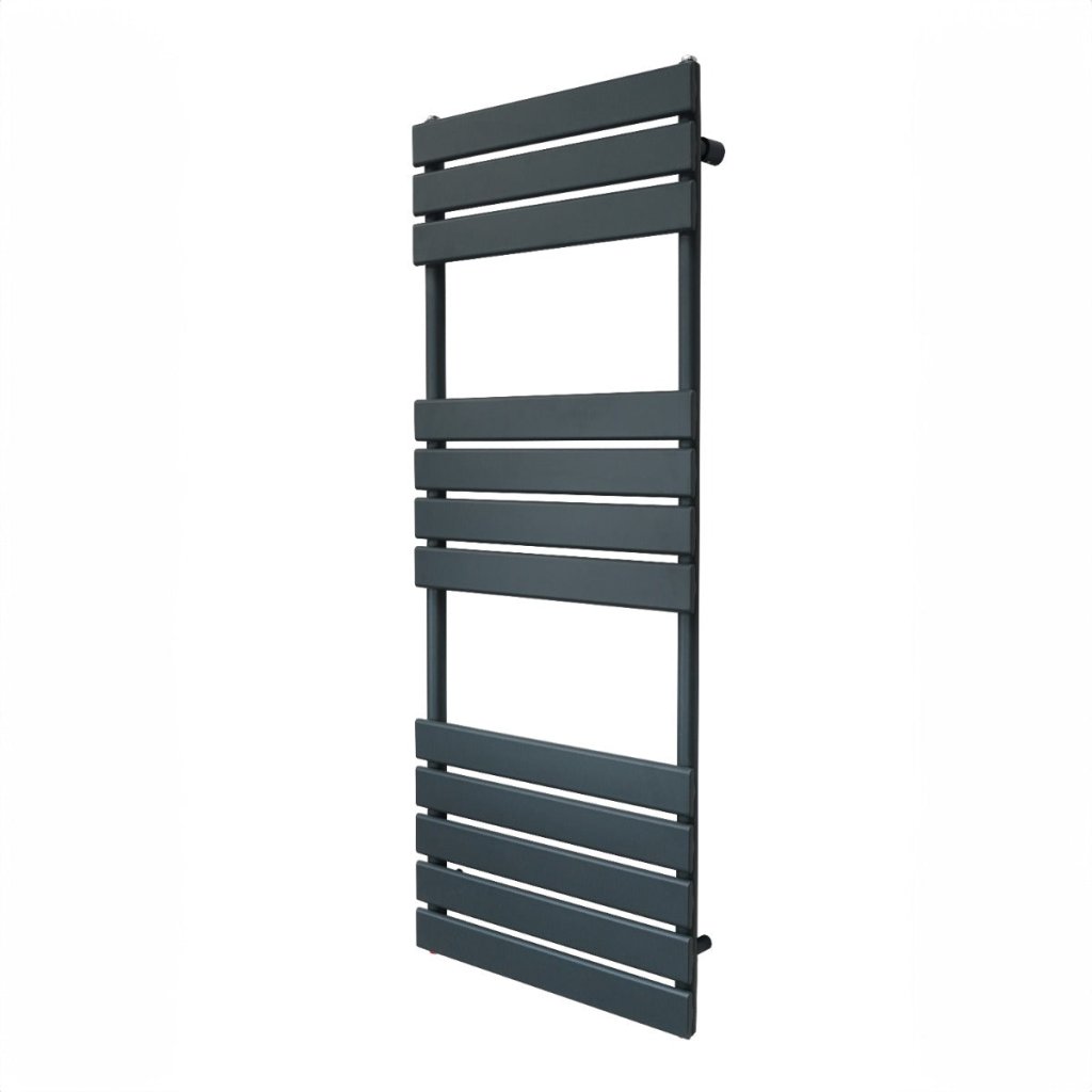 Vertical Towel Radiator Designer Flat Panel 1200mm x 450mm Bathroom ...