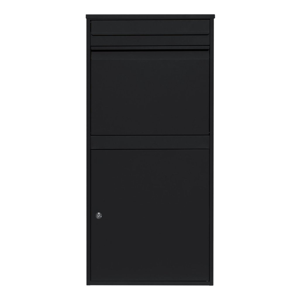 Secure Black XL Anti-Theft Parcel Post Box for Home & Business: Yavolo