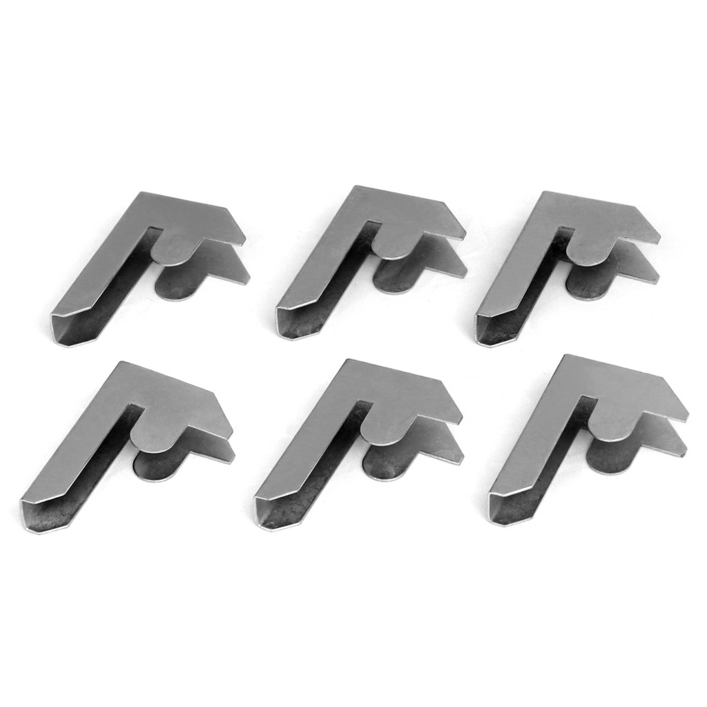Galwix Garage Shelving Bay Connector Clips - Pack of 6, Galvanised ...