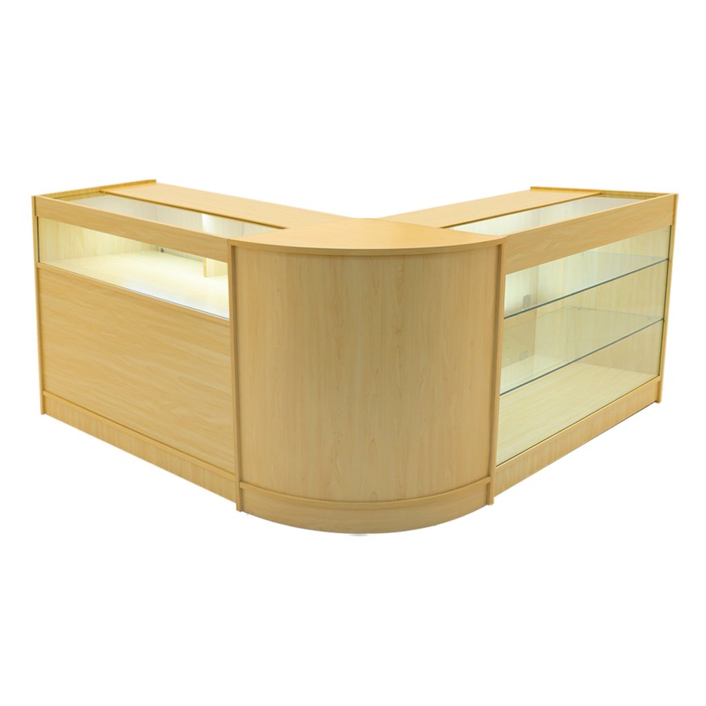 Triton LED Shop Counter Set K1200, B1200 & CM60 - Maple - Yavolo