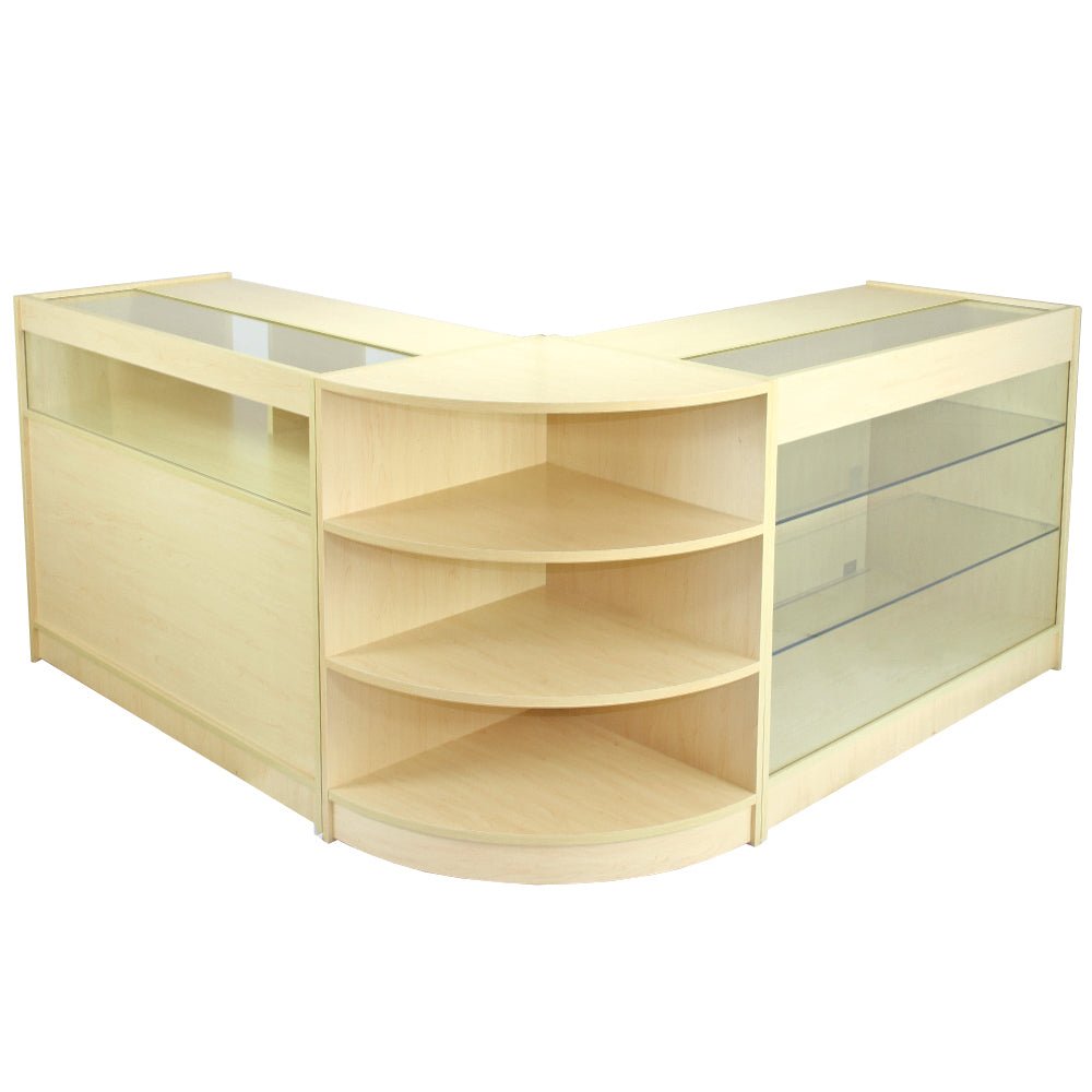MonsterShop Lockable Maple Retail Display Cabinets & Counters: Yavolo