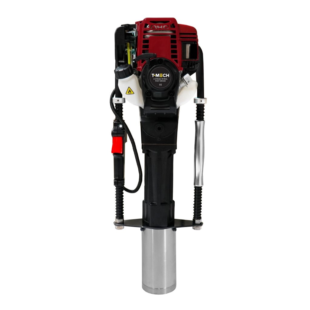Heavy Duty 4 Stroke Petrol Post Driver with Attachments & Carry Case ...