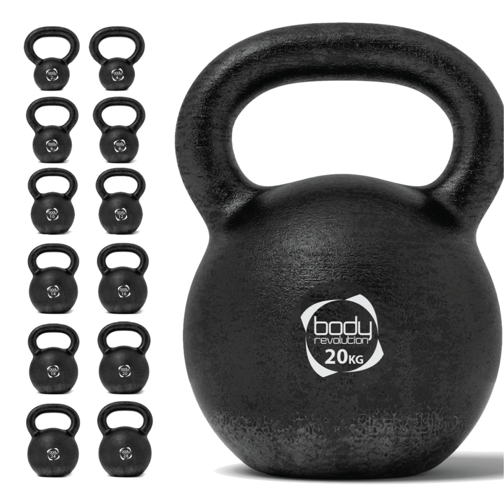 Durable 20 kg Cast Iron Kettlebell for Strength Training: Yavolo
