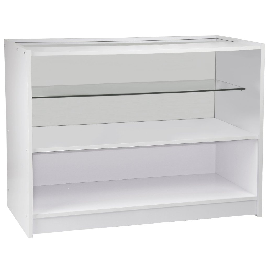 Retail 1/2 Glass Shelf Product Display Shop Counter Showcase Cabinet ...