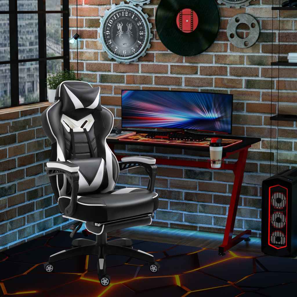 Vinsetto Computer Gaming Chair, Racing Desk Chair with Lumbar Support ...
