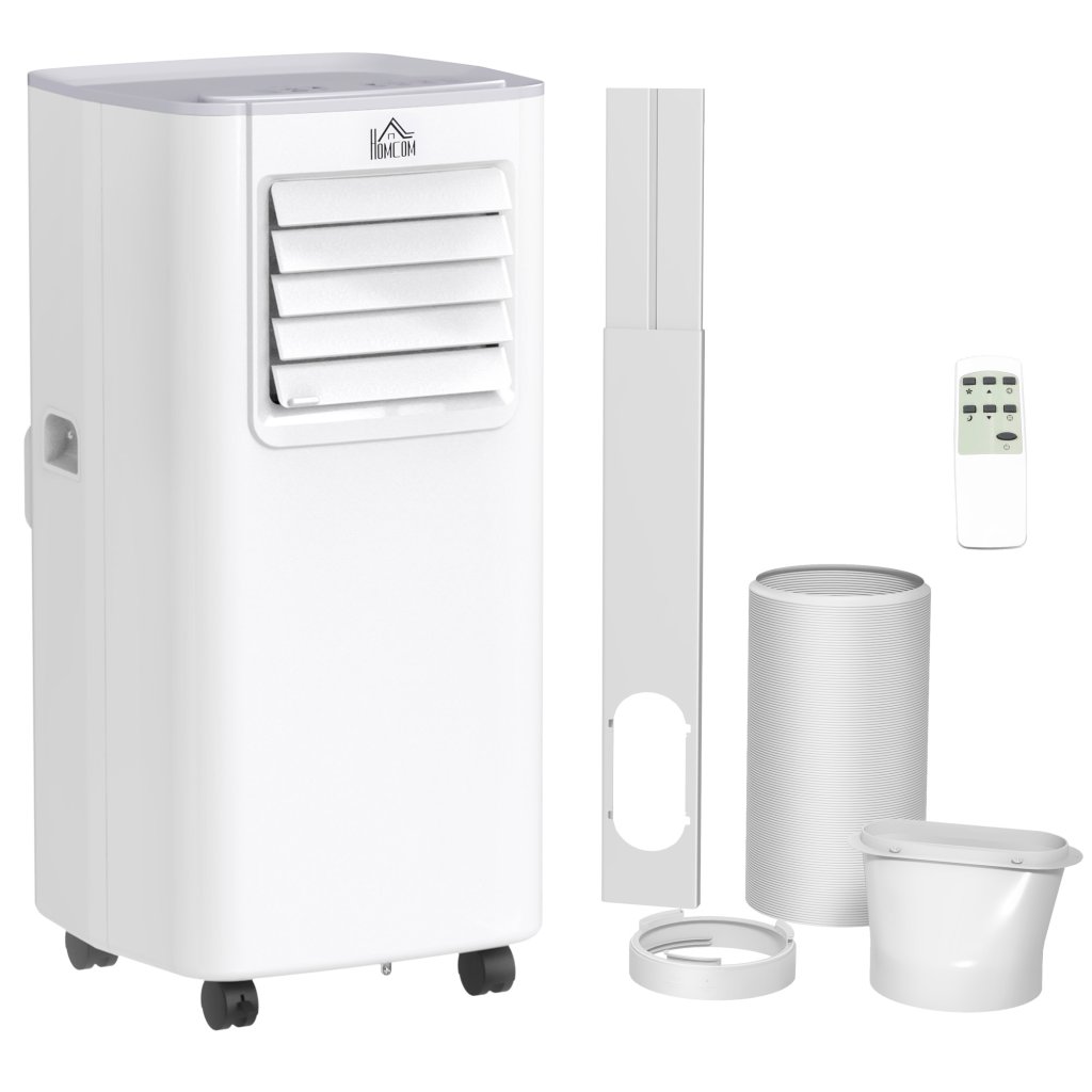 HOMCOM 5000 BTU Portable Air Conditioner 4 in 1 With Timer Remote