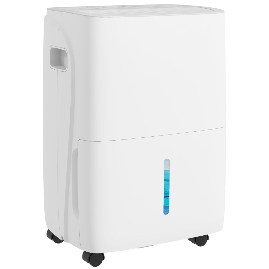 HOMCOM 30L/Day Dehumidifier with Continuous Drainage & Digital Display ...