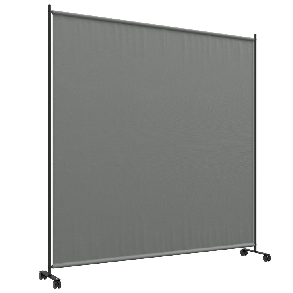 Outsunny Portable Garden Privacy Screen with Lockable Wheels, 6FT ...