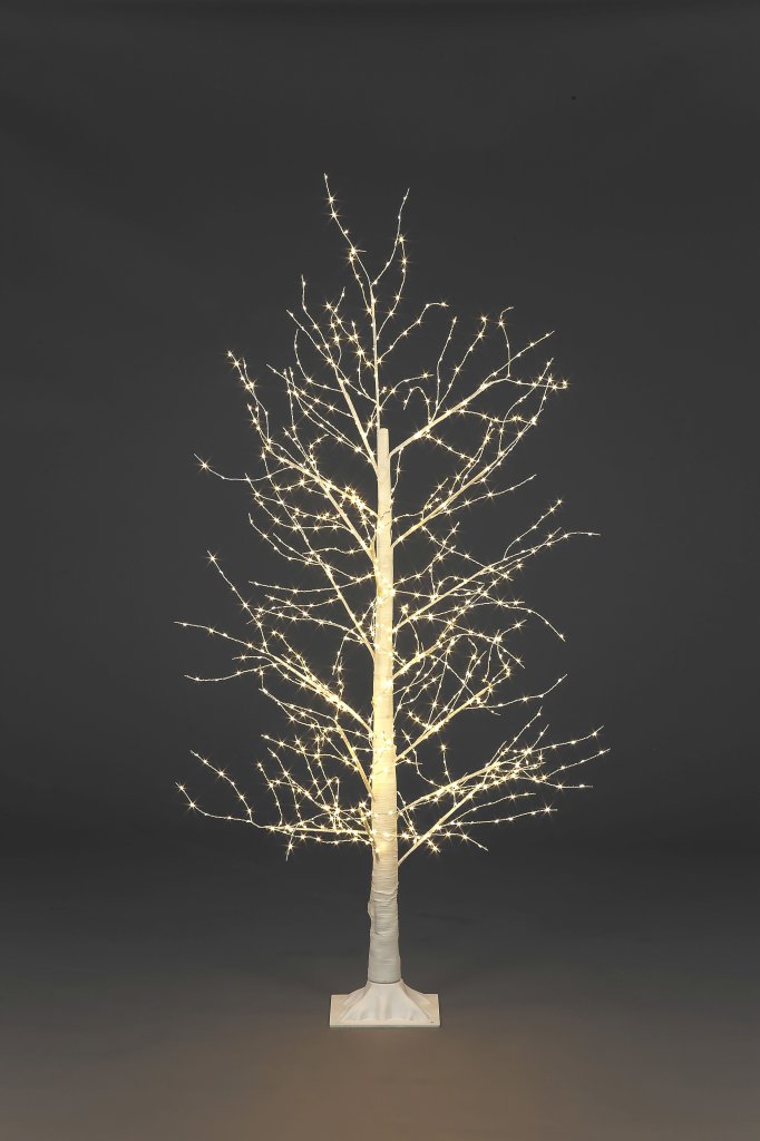1.5m White Micro Dot Christmas Tree with 900 Warm White LEDs: Yavolo